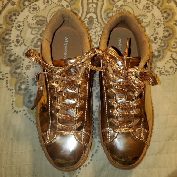 Misbehave | Shoes | Mirrored Sneakers | Poshmark